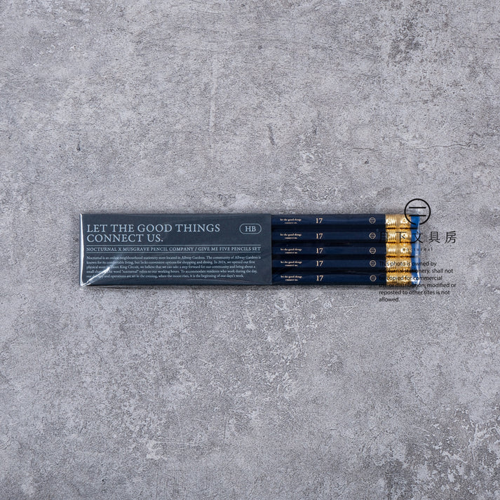 月下文具房 - 月下文具房 x MUSGRAVE PENCIL COMPANY / GIVE ME FIVE PENCILS SET